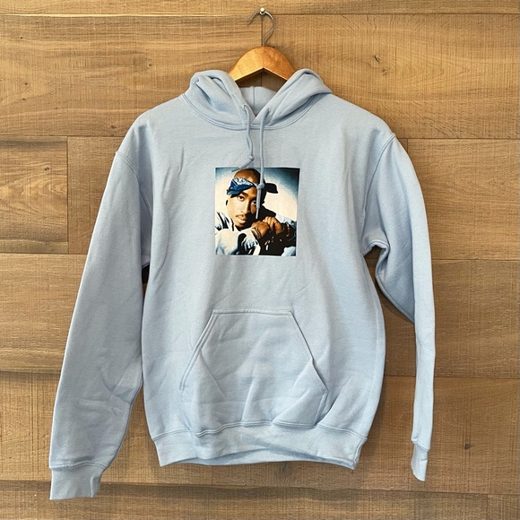 Bravado | Shirts | Official Tupac Light Blue Poh S | Poshmark